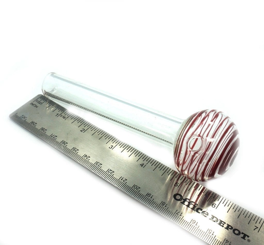 Jumbo Large Color Head Pyrex Glass oil burner pipe thick glass about 6 ...