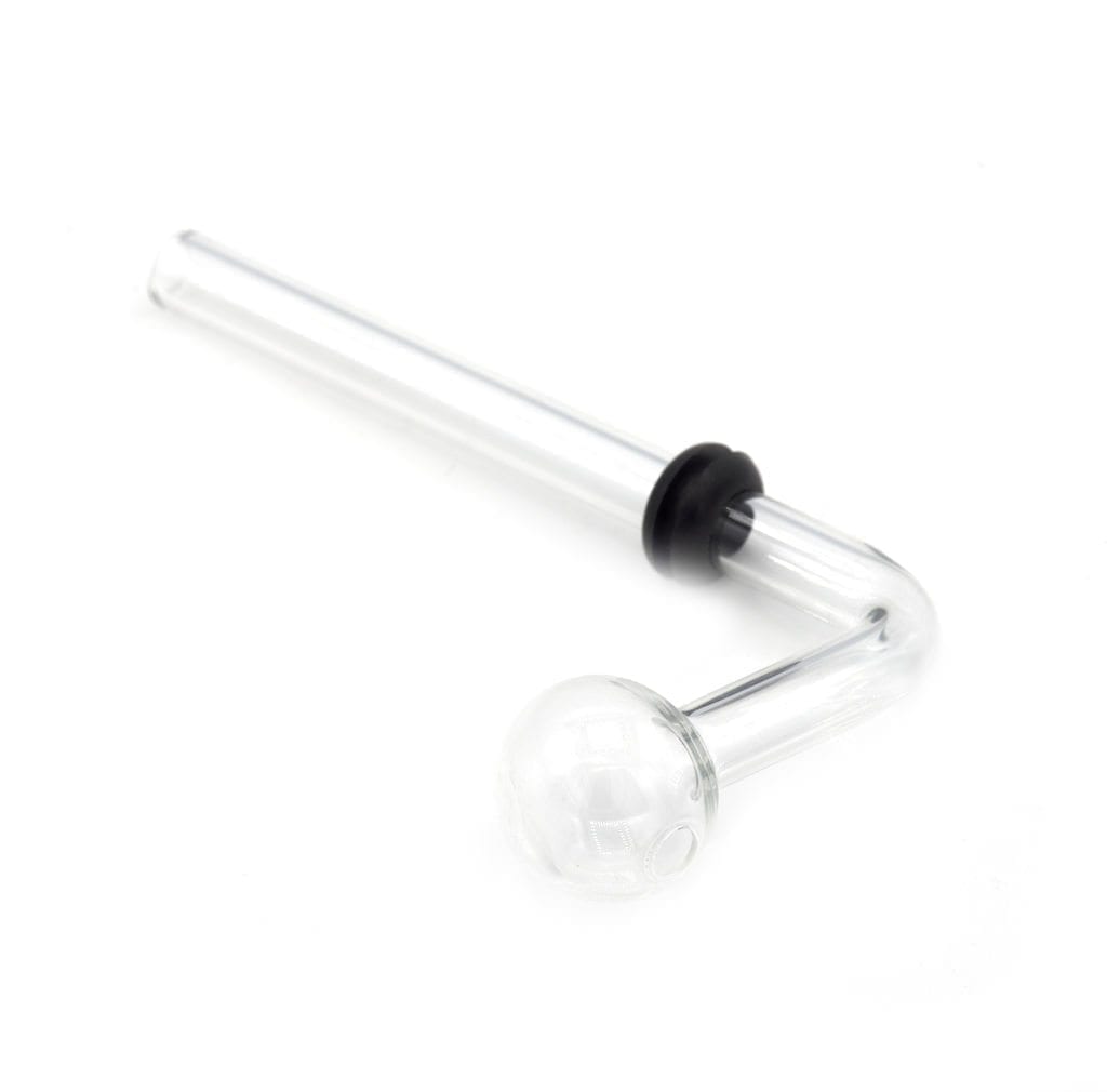 Heavy Glass Oil Burner Pipe Thick Replacement with rubber piece