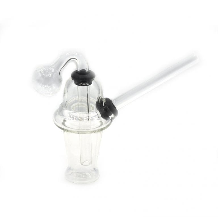 Glass Clear Oil Burner Bubbler Pipe for Oil Wax Thick Glass JTB 5" inches