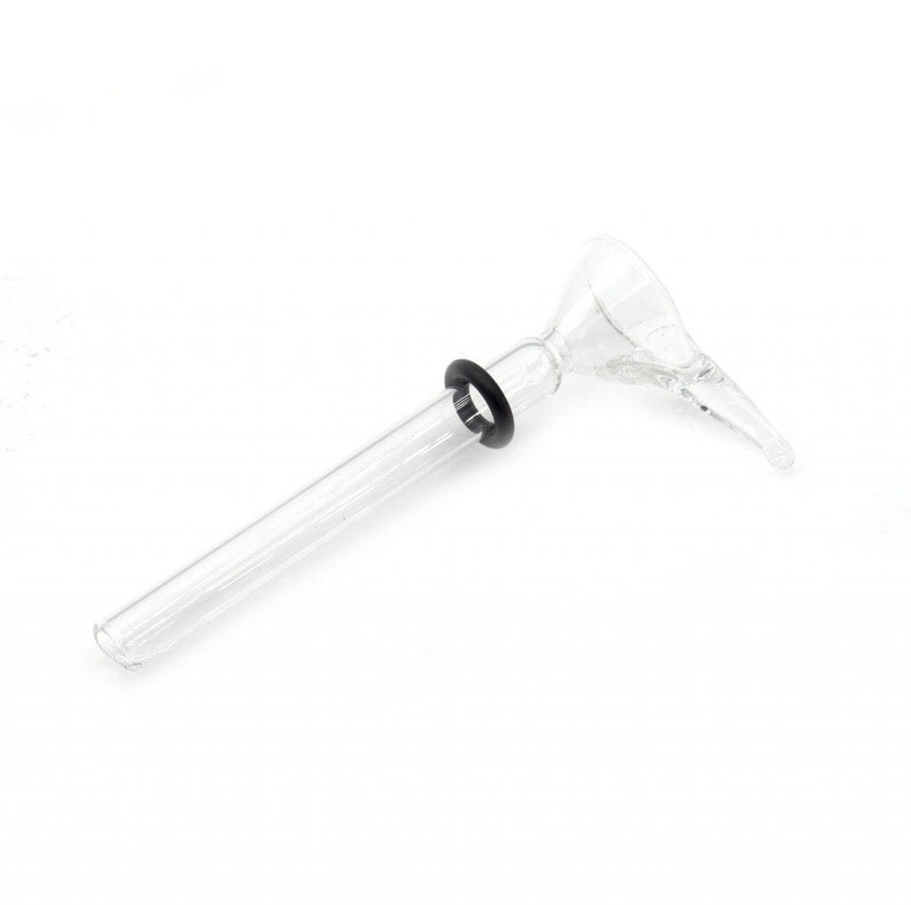 3" GLASS BOWL SLIDE PULL Handle Clear smoking bong