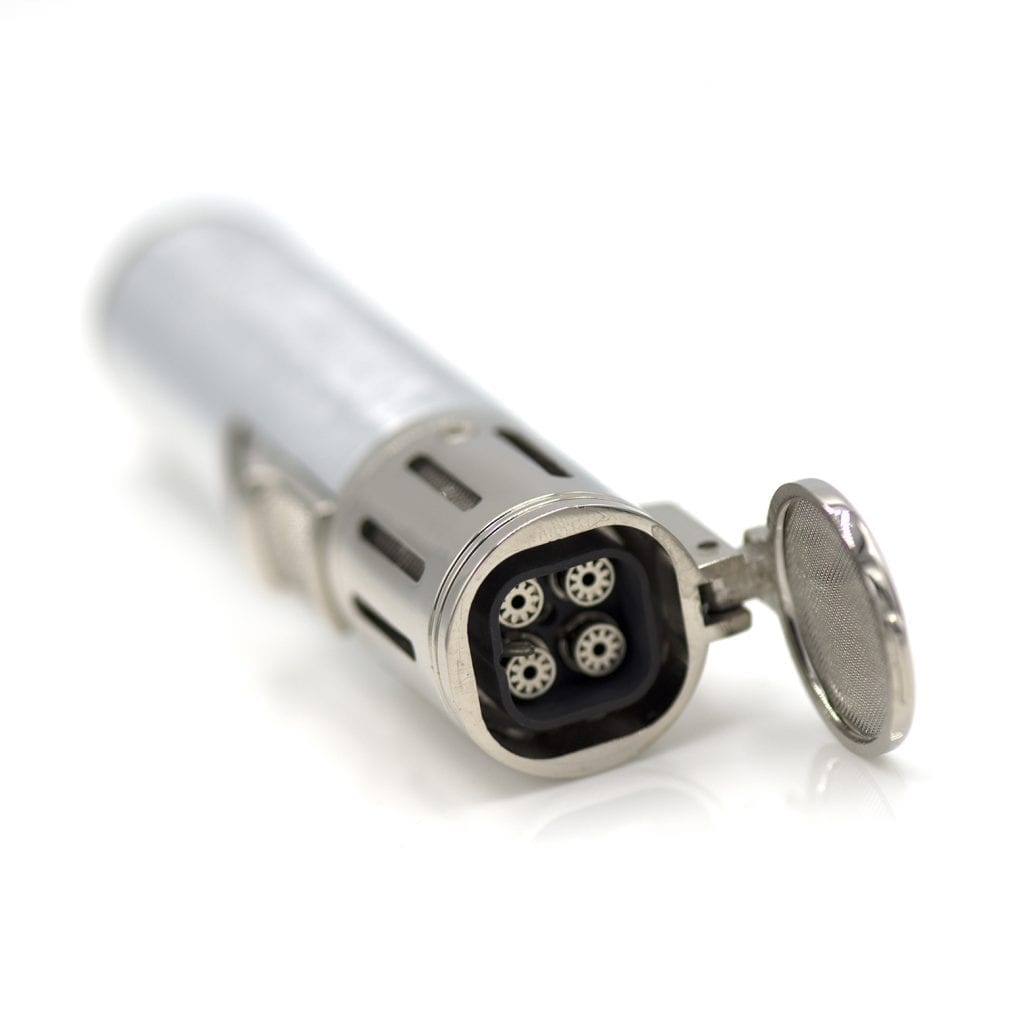 Zico Torch 4 flame Round lighter quad torch 4 Powerful Jet Torches