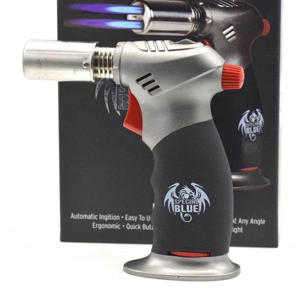 Special Blue Diablo Torch Double Flame Heavy Duty Lighter